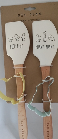 Rae Dunn | Kitchen | Rae Dunn Easter Spatulas Cutter Set New | Poshmark